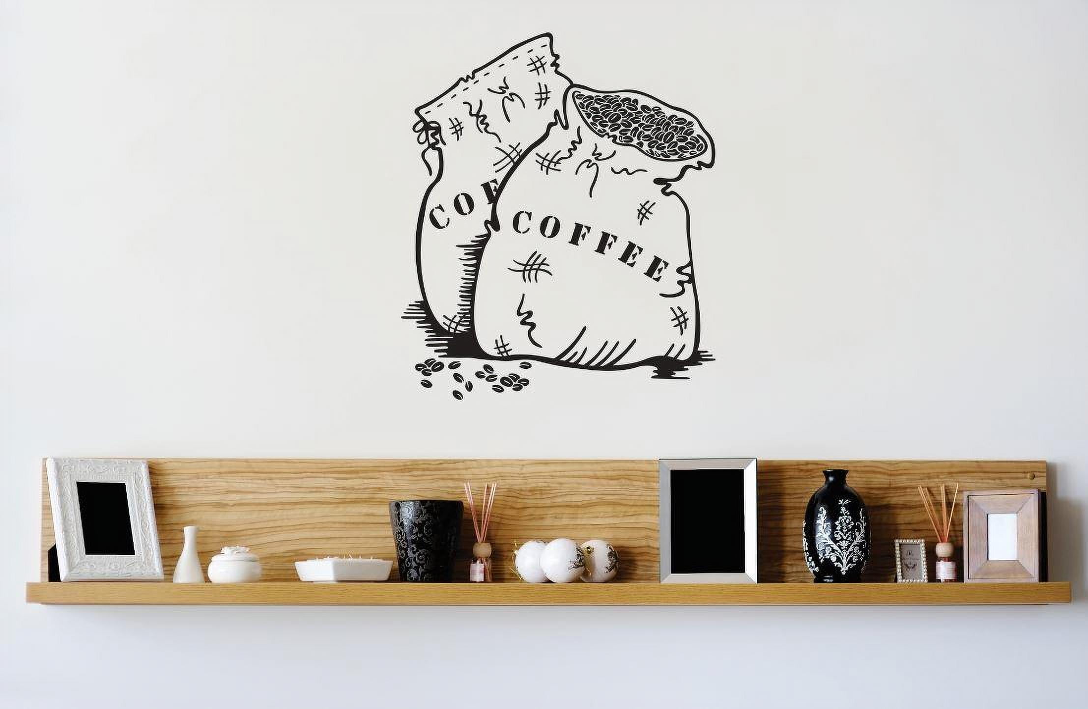 Design With Vinyl Coffee Beans Artwork Coffee Style Designs Wall Decal ...