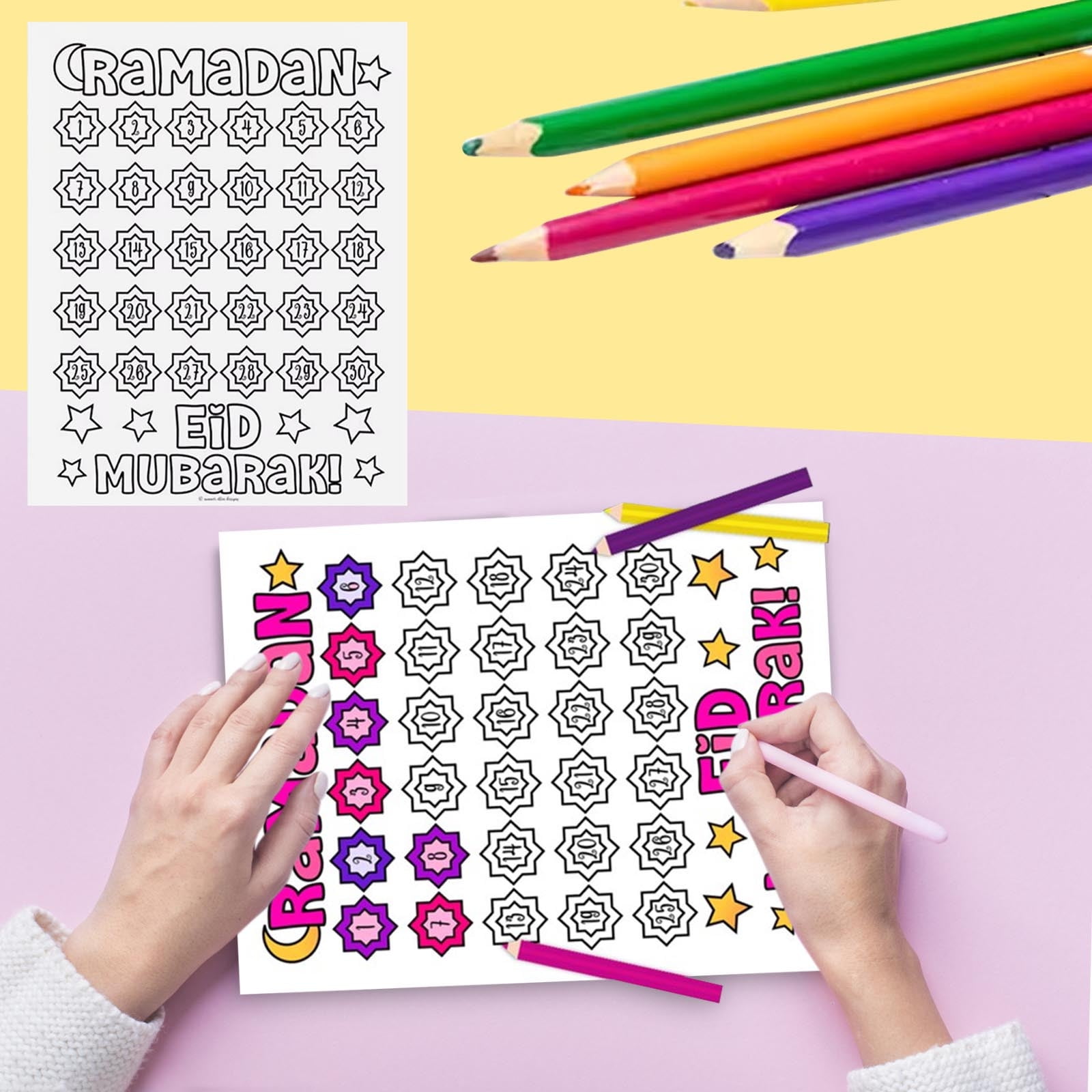 Calendar Months Coloring Pages