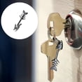 7829 Retro Inspired Fishbone Keychain with Removable System Keyring ...