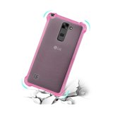 Lg Stylus 2 Clear Bumper Case With Air Cushion Protection In Clear Hot ...