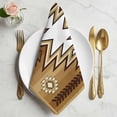 Brown Southwest Cloth Napkins, Western Rustic Ethnic Mexican Aztec ...