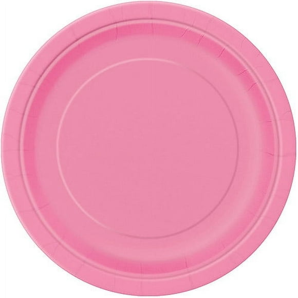 Pink Paper Plates