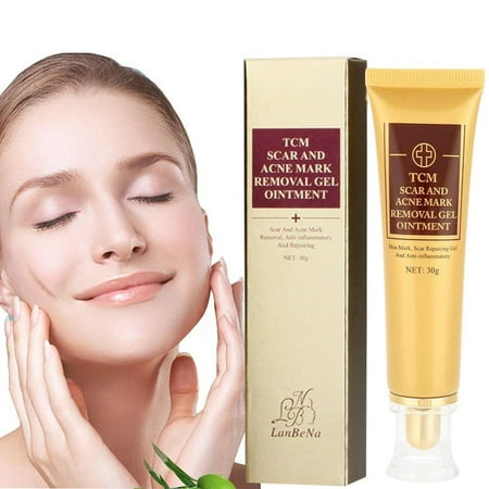 LUO Acne Mark Cream, Scar Acne Mark Removal Gel Skin Repair Face Acne ...