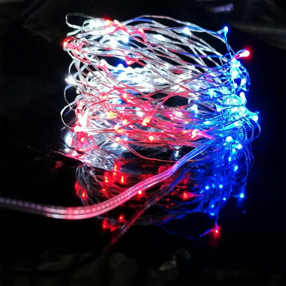 Red White Blue Lights