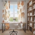 Autumn Theme Sheer Curtains for Living Room Bedroom, Rustic Squirrel ...