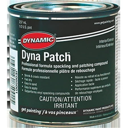 Dynamic JE085001 9 oz. Dyna Patch Pro Spackling Compound - Walmart.com