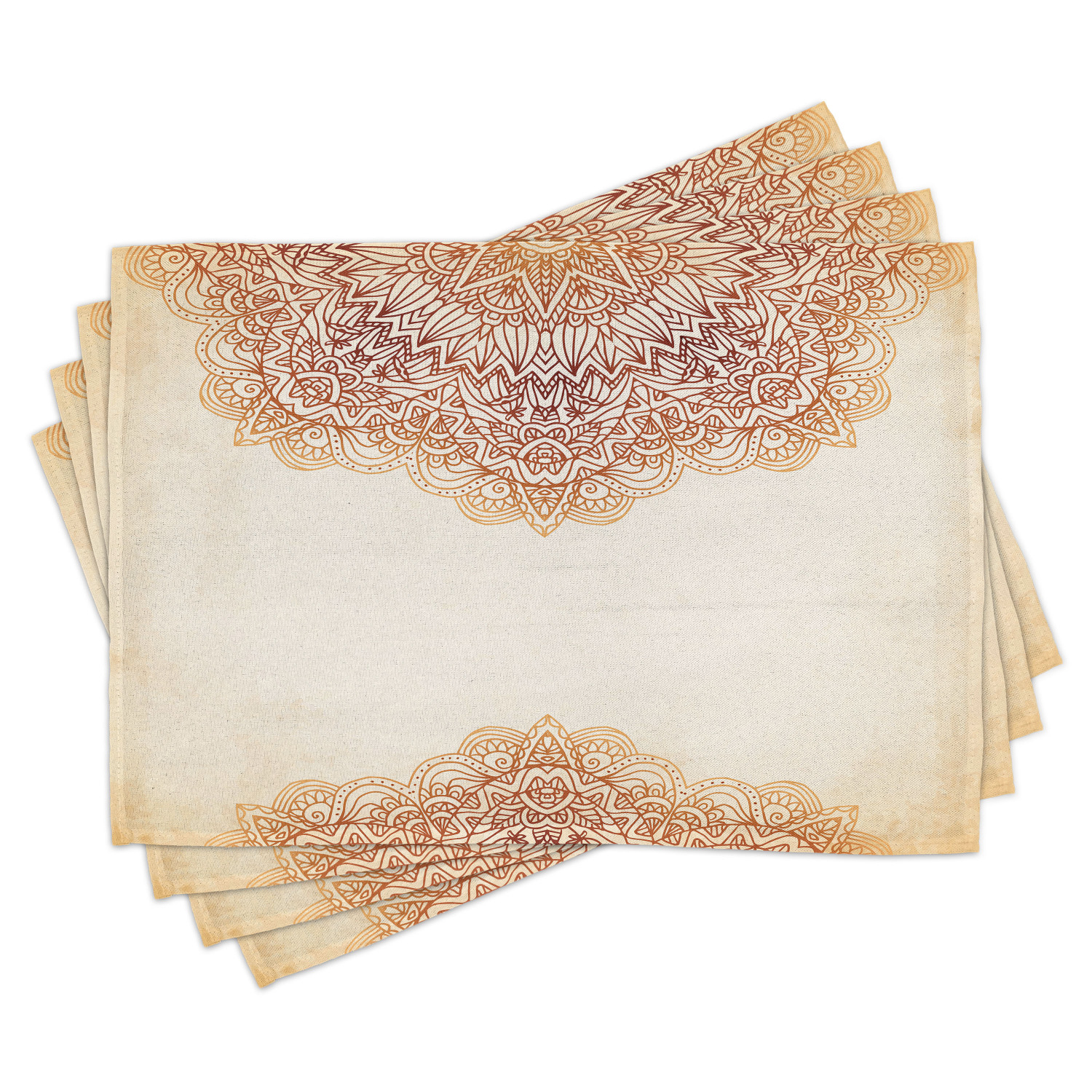 Victorian Placemats Set of 4 Artistic Oriental Vintage Ornate Pattern ...