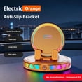 Blarkrus Car Phone Holder Charger, Colorful Ambient Light with Auto ...