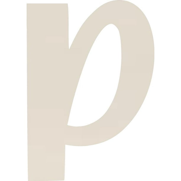 Acrylic Letter P Blank Craft, 8'' Tall White Custom Wedding Reception Signage, DIY - Walmart.com