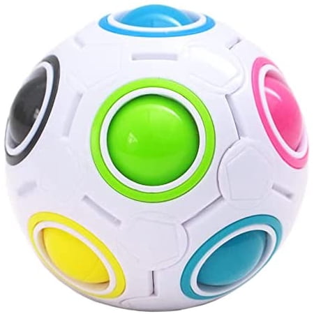 IGUOHAO Magic Rainbow Ball Fidget Cube Pack Sensory Puzzle Ball Fidget ...