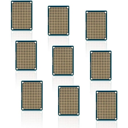 9 pcs Mini Solderable BreadBoard Universal Board PCB Prototype Shield ...