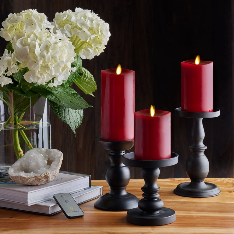 Red Melted Candle