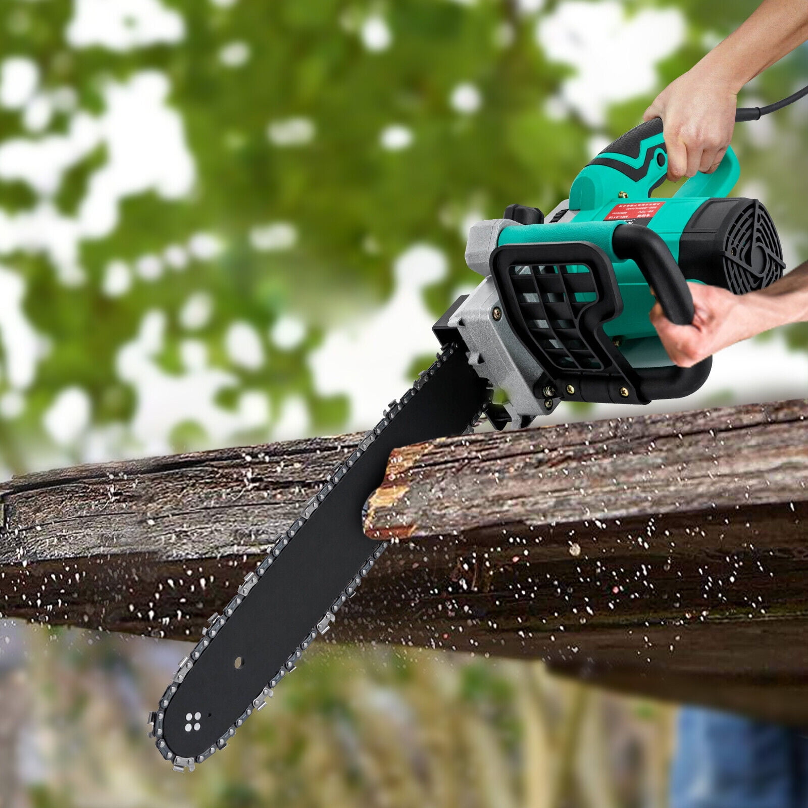 Miumaeov 48V-72V Cordless Brushless Chainsaw 16" Electric Battery ...