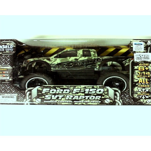 Digital Camo 1:14 Licensed Ford F-150 SVT Raptor RC Truck - Walmart.com