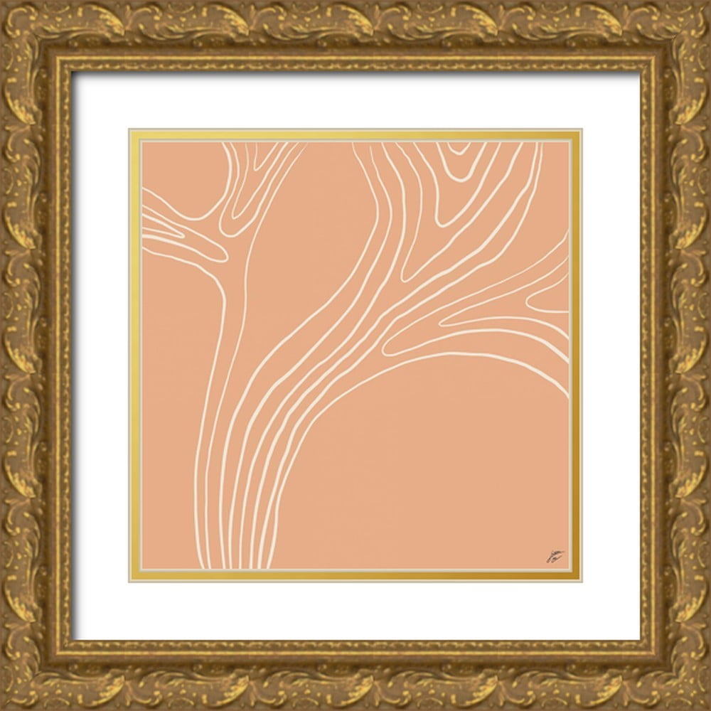 Lee, Judson 12x12 Gold Ornate Wood Framed with Double Matting Museum ...