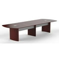 Mayline Medina Series 12' Conference Table in Gray Steel Laminate ...