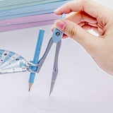 Waremew 8-Piece Compass/Math Kit, Geometry Set for School, Office, Kids ...