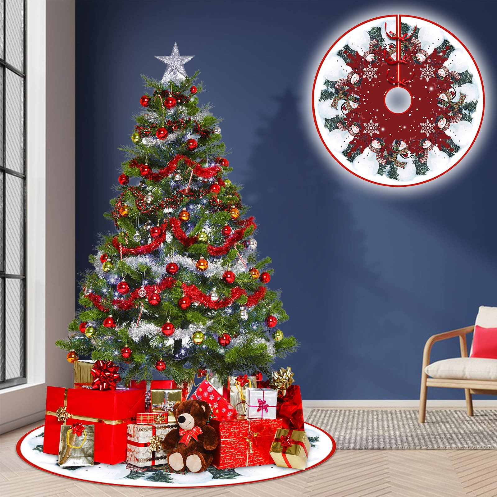 Click here for Home99 Christmas Tree Dress Christmas Decorations... prices