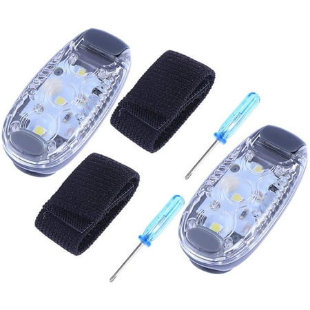 LED Safety Light Clip On Strobe Running Lights Night Light for Runners ...