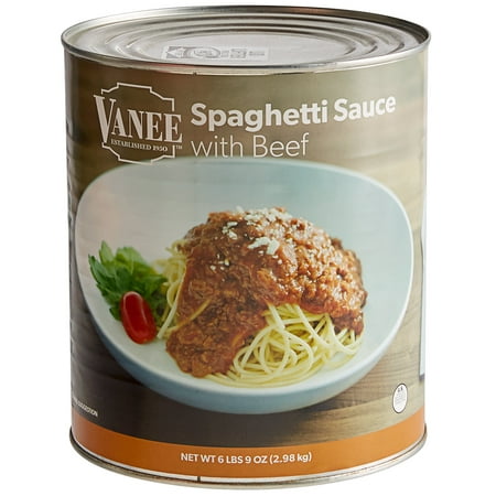 Vanee #10 Can Spaghetti Sauce with Beef - 6/Case | Walmart Canada