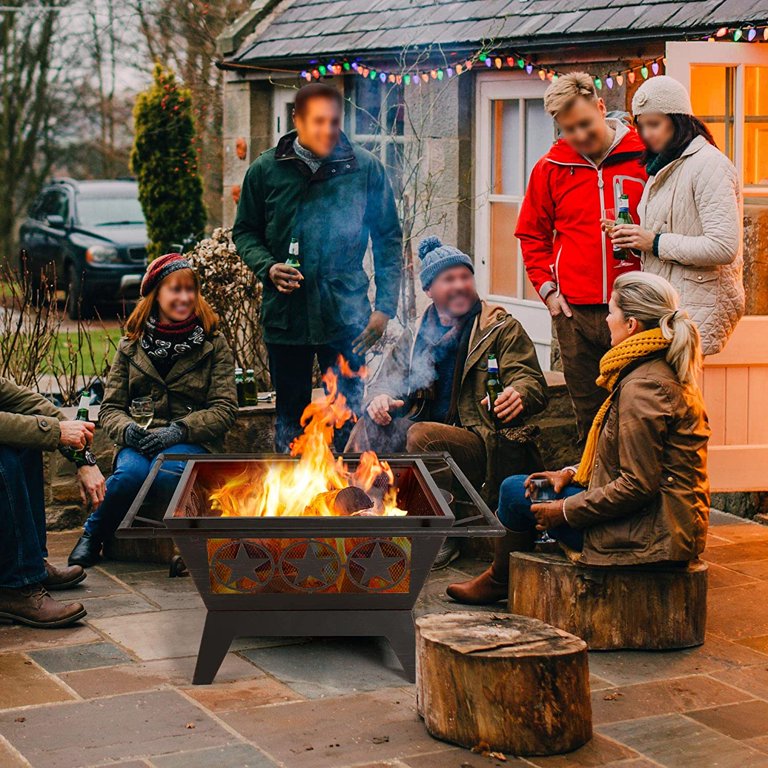 Large Square Fire Pit Cover