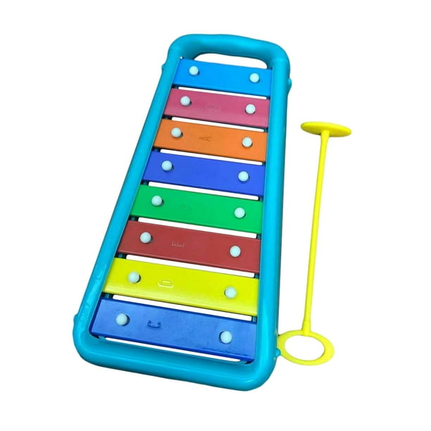 Bunblic Xylophone with Case 8 Notes Glockenspiel Xylophone Motor Skills ...