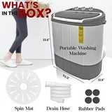 Pyle Pure Clean 110 Volt 2 in 1 Compact and Portable Washer and Dryer ...