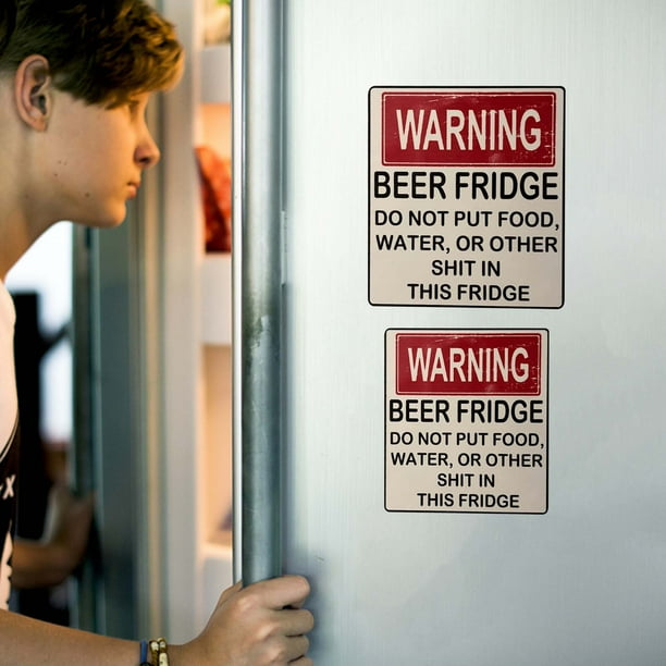 WJSXC Funny Beer Refrigerator Sticker Sticker Refrigerator Sticker ...