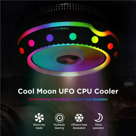 COOLMOON CPU Cooler Heatsink RGB LED cpu cooling fan rgb cpu Ultra ...
