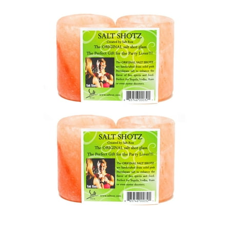 Salt Rox Salt Shotz Original Handcrafted Himalayan Salt Shot Glass Set ...