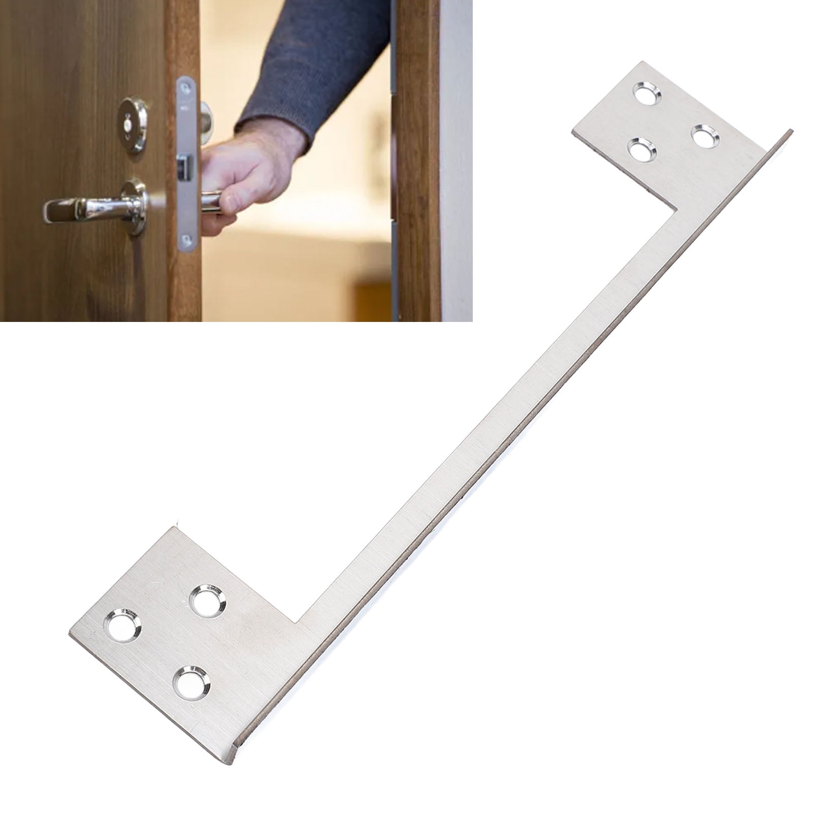 Click here for Ymiko Door Latch Guard Plate  L Shaped Door Reinfo... prices