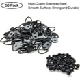 50 Pcs D-Ring Picture Hangers with Screws for Hanging Photos Frame ...