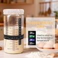 57oz Sourdough Starter Jar Kit Extra Large Capacitybread For Sour Dough ...