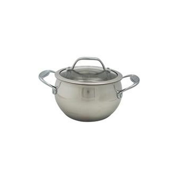 David Burke Gourmet Pro Splendor 2qt Sauce Pot With Lid Stainless Steel ...