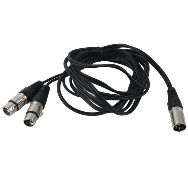 3 Pin Dual XLR Splitter Cable, Reduce Noise Audio Adapter Supply ...