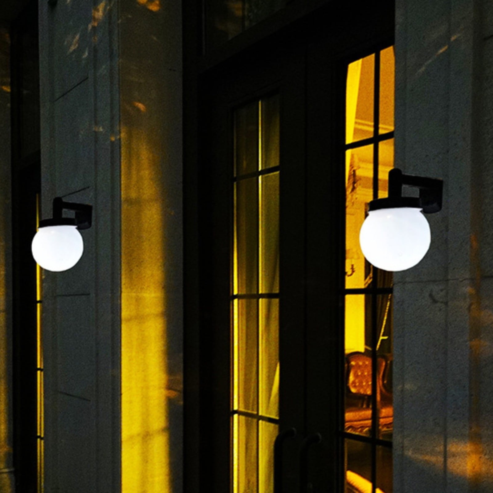 Click here for Eqwljwe Solar Wall Lights Outdoor Waterproof solar... prices