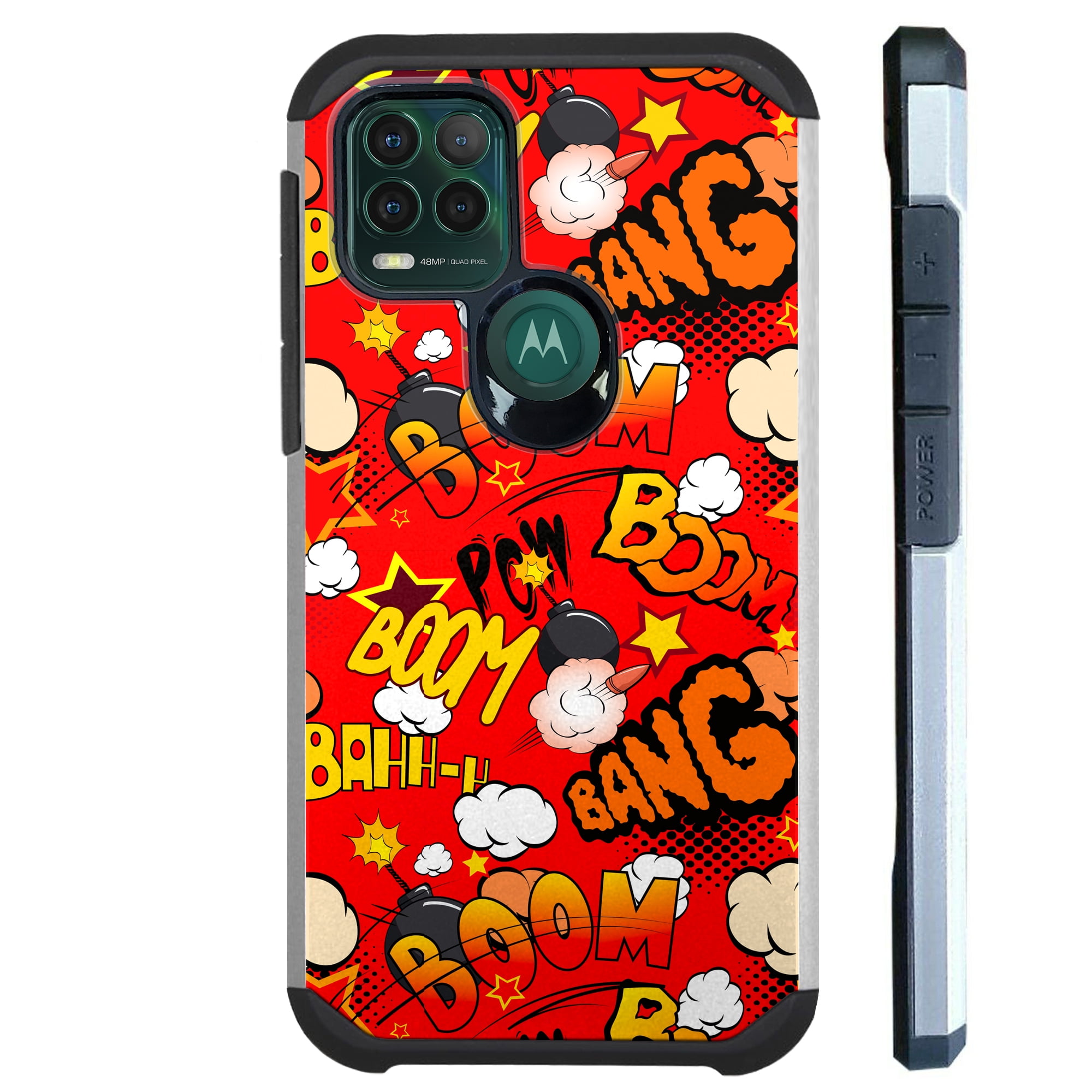 Compatible with Motorola Moto G Stylus 5G (2021) Hybrid Fusion Guard ...