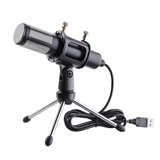 Yescom Condenser USB Microphone w/ Tripod Stand Game Chat Recording ...