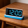 ANXPTIME Plastic Bedsides Alarm Clock with Ambients Night Light and Big ...