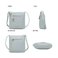 MKF Collection Miranda Women's Crossbody Bag Vegan Leather Shoulder Bag ...