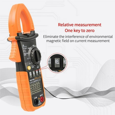 PM2108A Smart AC/DC Clamp Digital Meter Compact AC Current Measurement ...