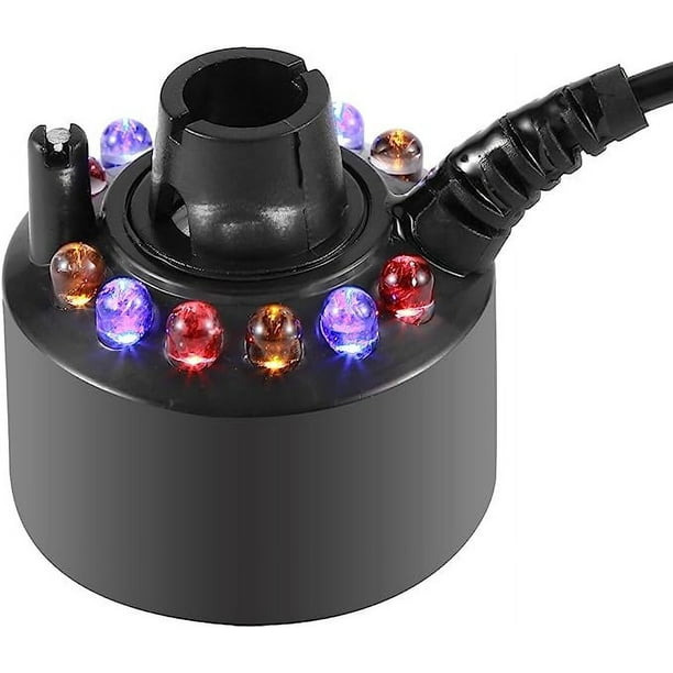 nipocaio 12LED Water Mist Maker Water Atomizer for Indoor Fountain ...