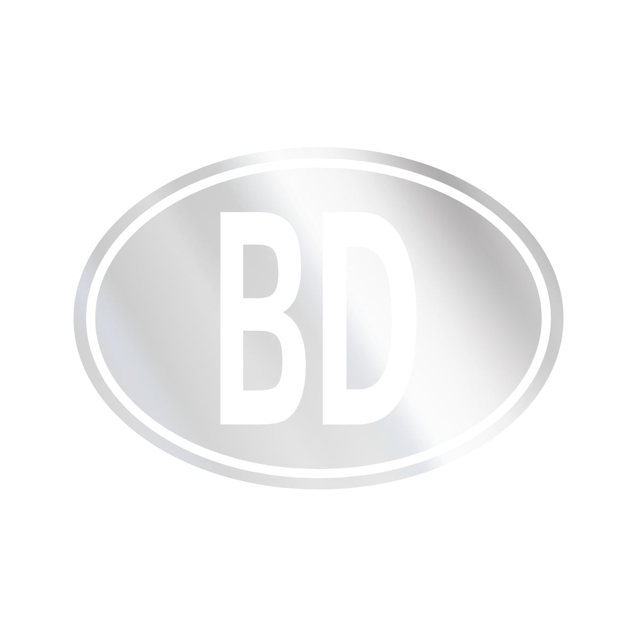 Bangladesh Oval Sticker Decal Die Cut - Self Adhesive Vinyl ...