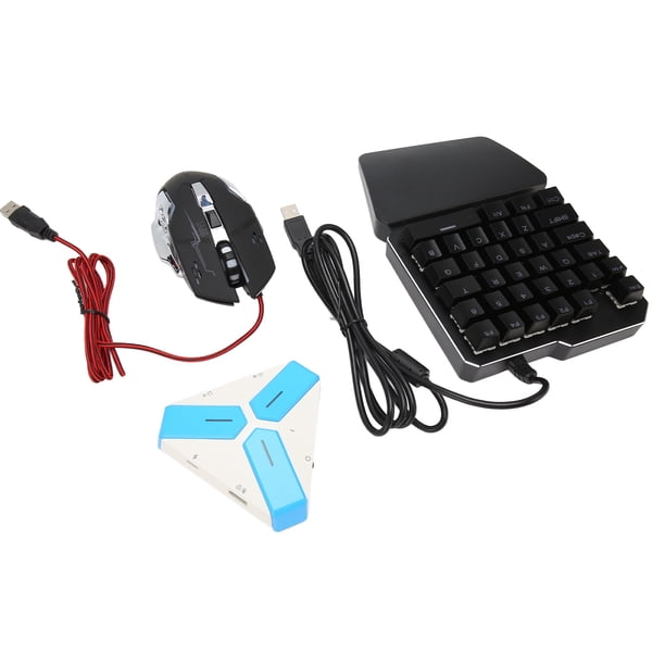 Keypad Mouse Adapter, 5.0 Gaming Mouse Keyboard Mouse Converter Set ...