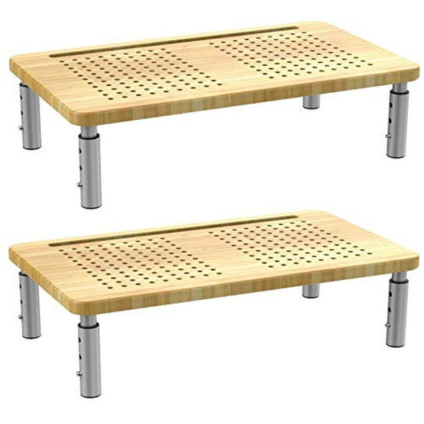 Husky Mounts Monitor Riser Laptop Stand, Adjustable Legs, Stackable, 15 ...