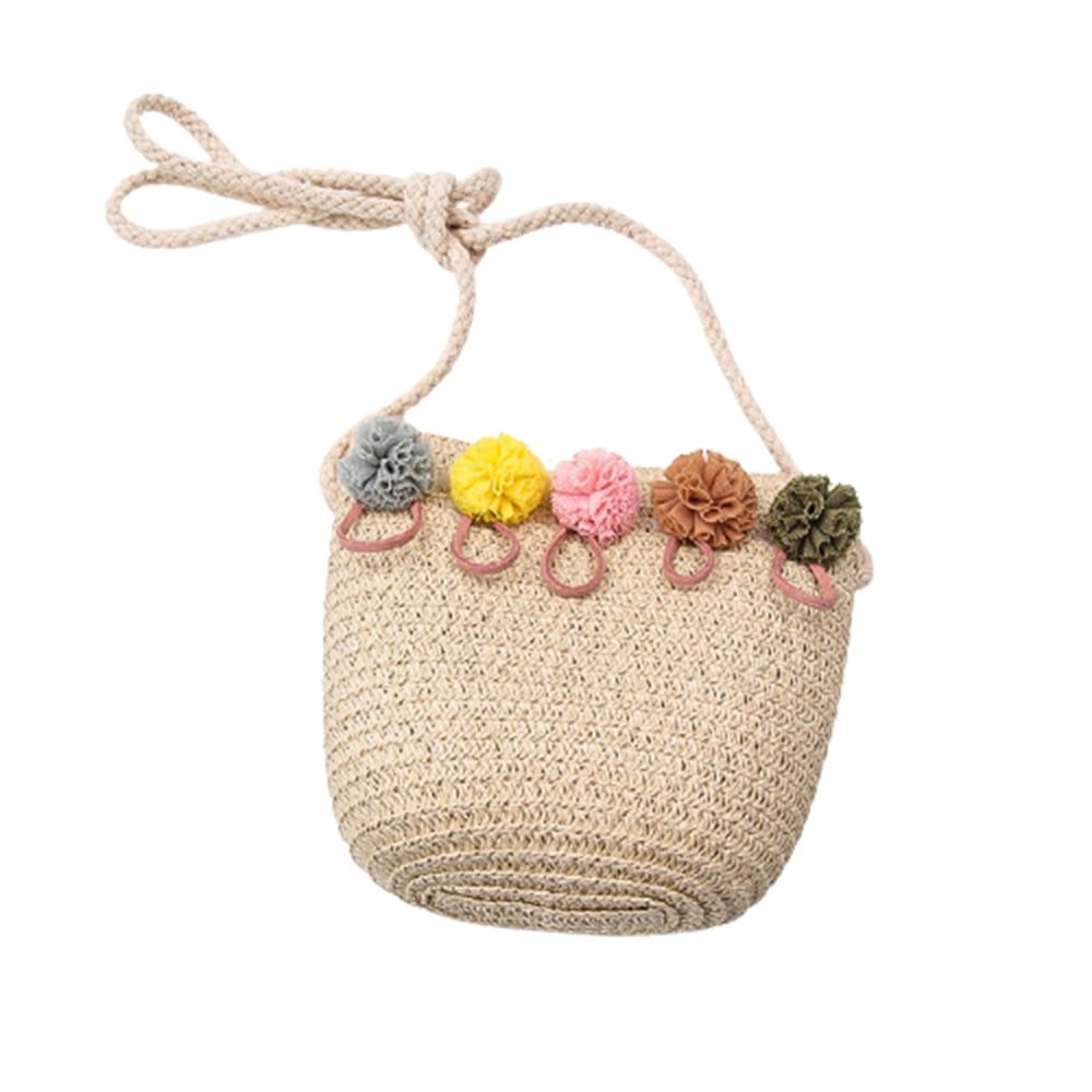 Summer Children Girls Shoulder Bag Handmade Floral Mini Shoulder Bag ...