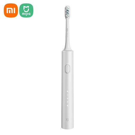Xiaomi Mijia Sonic Electric Toothbrush T302 IPX8 Waterproof Wireless Charging 4 Brush Head Sonic ...