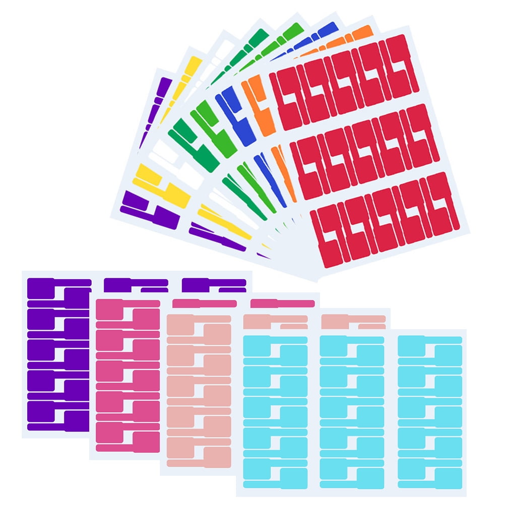 12 Sheets Cable Labels Tags Cord Labels Tags for Cable Management ...