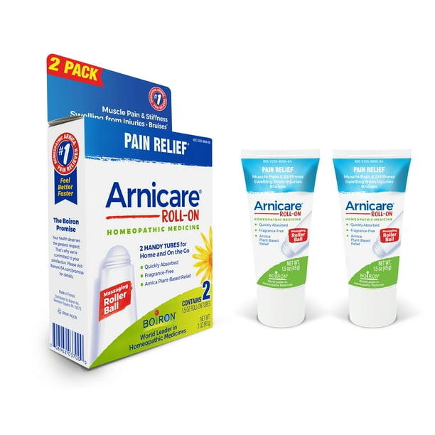 Boiron Arnicare Roll-On, Homeopathic Medicine for Pain Relief, Muscle Pain & Stiffness, Swelling ...