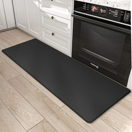 HTWW Kitchen Rug Anti Fatigue,Non Skid Cushioned Comfort Standing ...